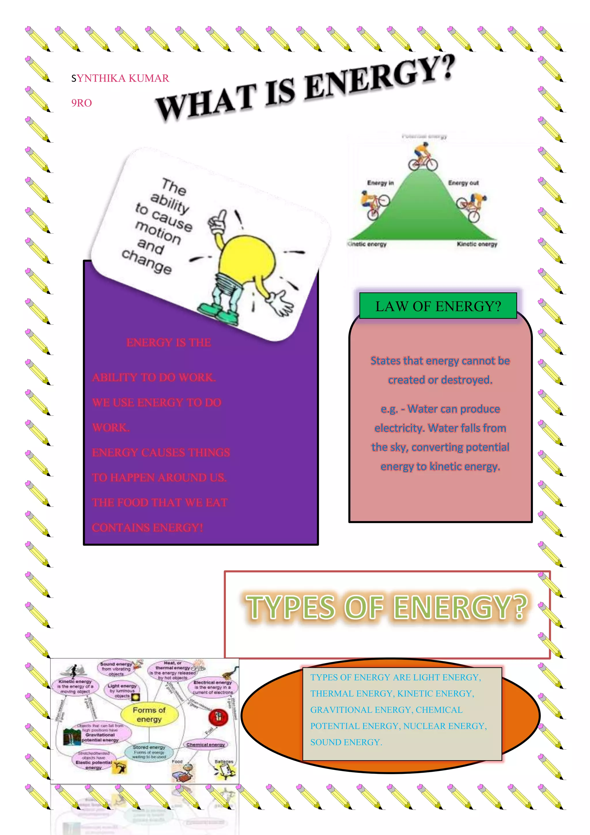Science poster (energy) | PDF
