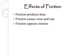 Friction Causes Wear And Tear