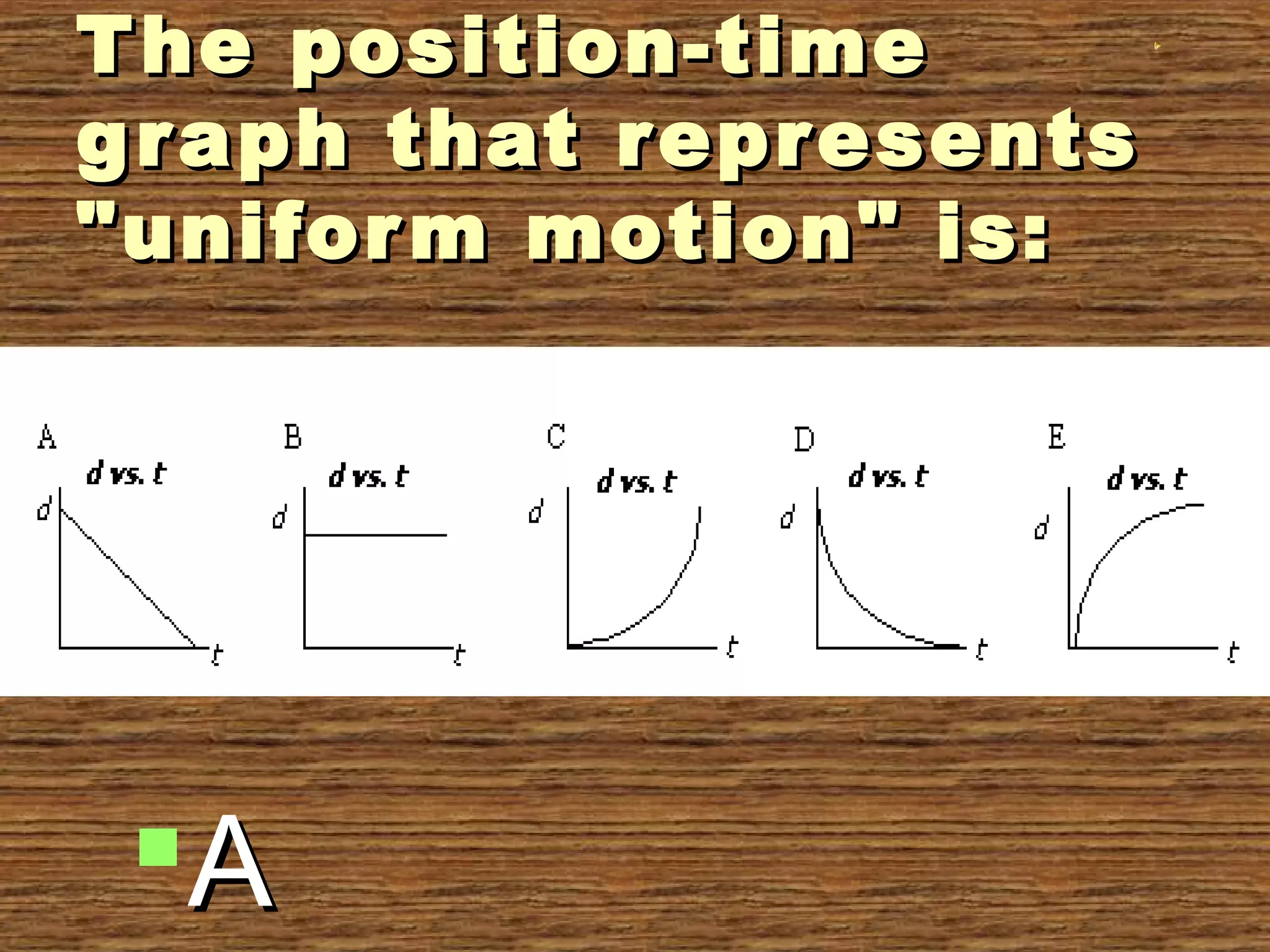 PPT on uniforma and non-uniform motion | PPT