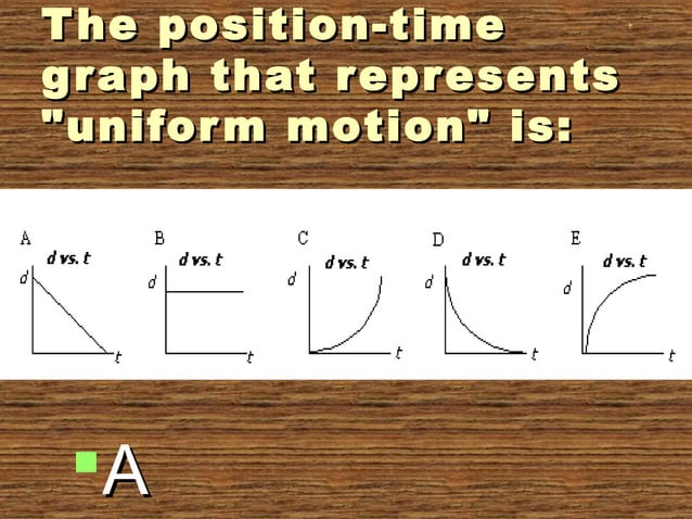 PPT on uniforma and non-uniform motion | PPT