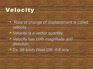 PPT on uniforma and non-uniform motion | PPT