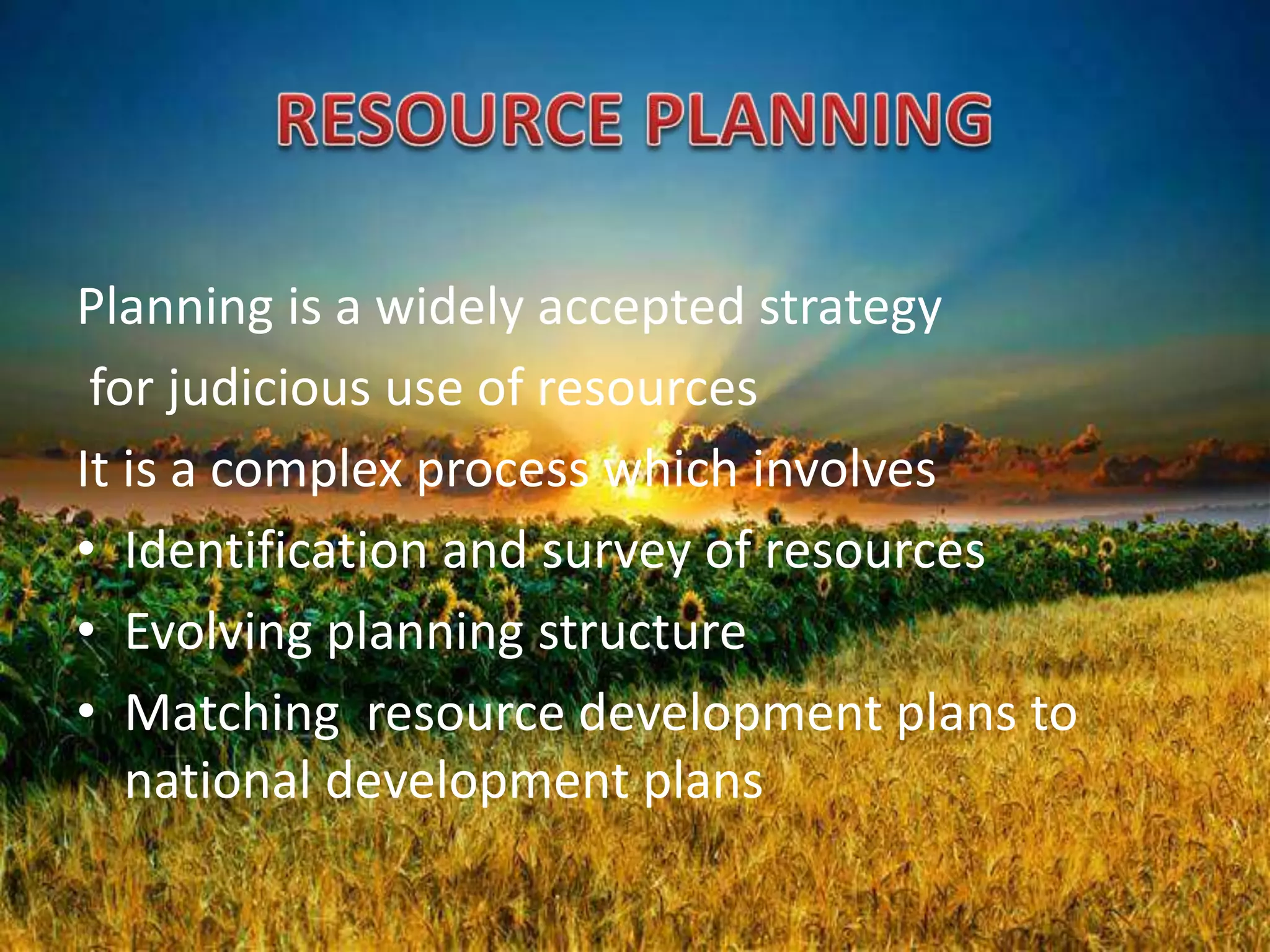 management of natural resources | PPTX