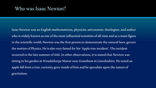 Isaac Newton ppt | PPTX