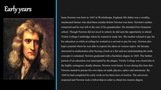 Isaac Newton ppt | PPTX