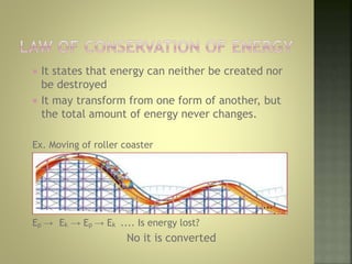 Law of Conservation of Energy | PPTX