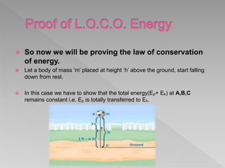 Law of Conservation of Energy | PPTX
