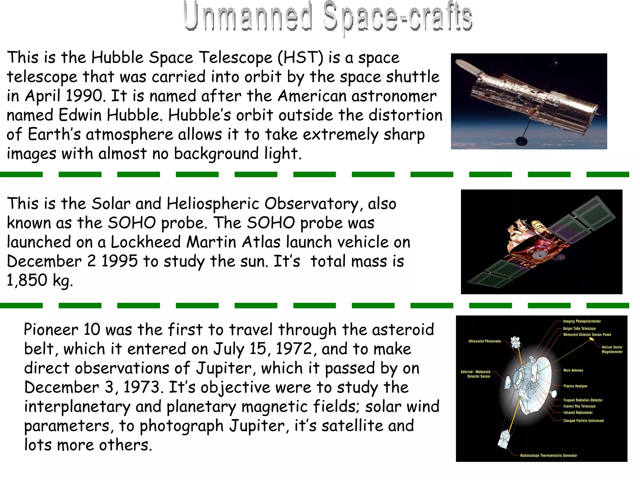Science Ppt Space Mission Unmanned | PPT