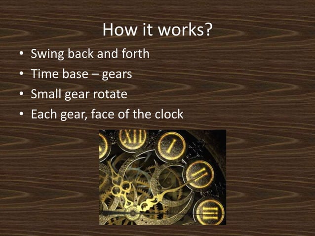 Pendulum Clock | PPTX | Physics | Science