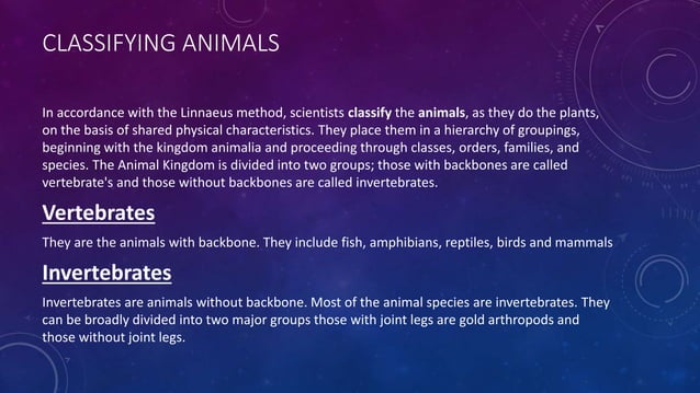 Classifying plants and animals | PPTX | Gardening | Home & Garden