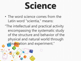 Science presentation elementary level | PPTX
