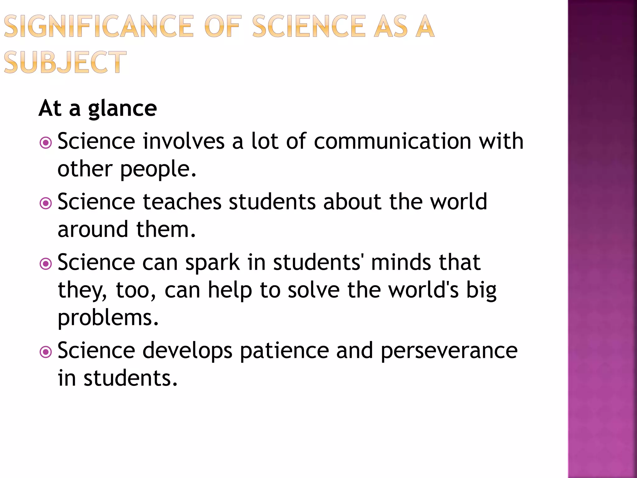 Science presentation primary level | PPTX