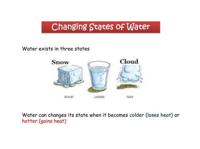 Science primary 4: Changing State of Water | PDF | Chemistry | Science
