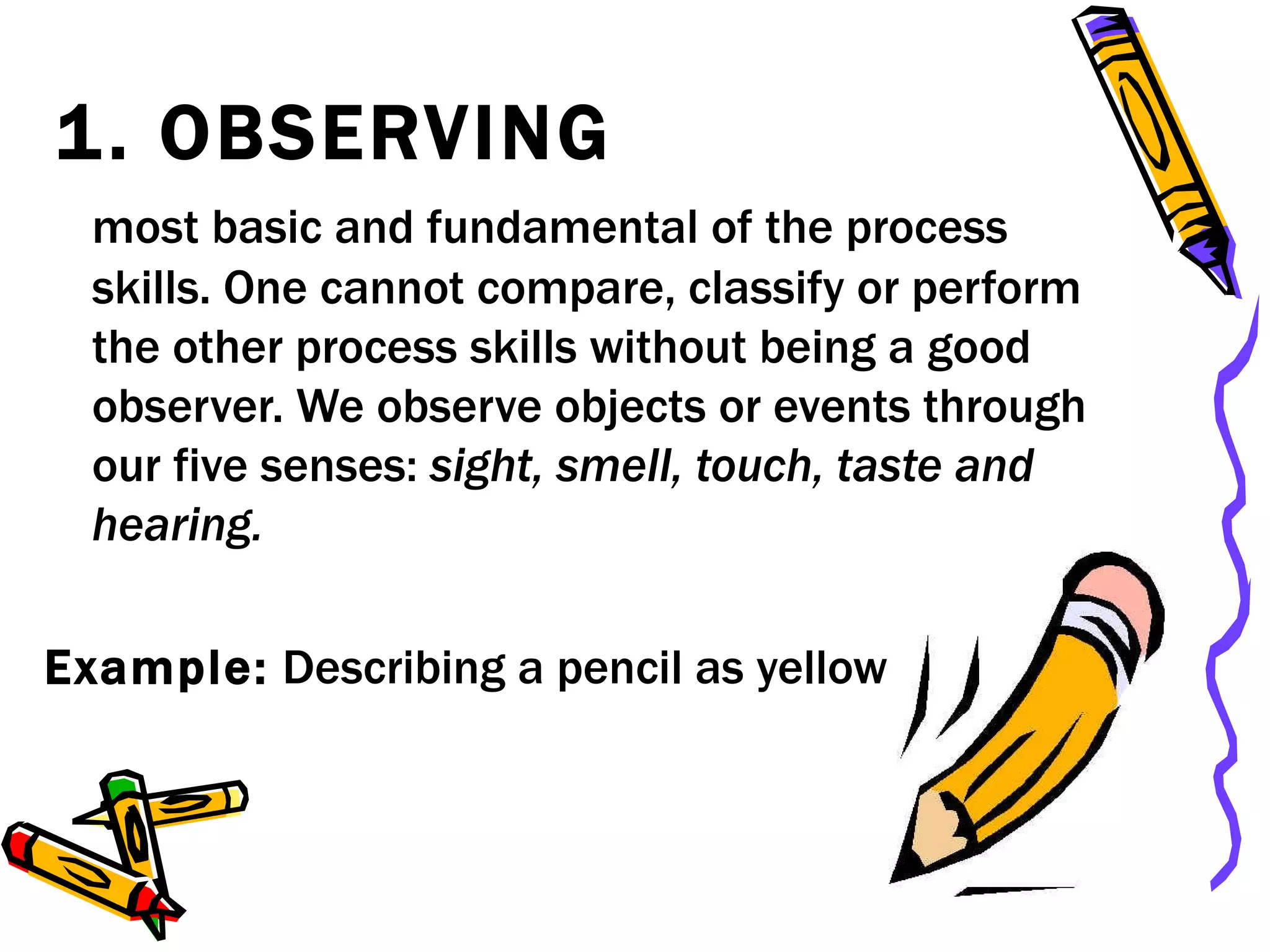 Science Process Skills | PPT