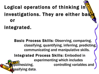 Science Process Skills | PPT