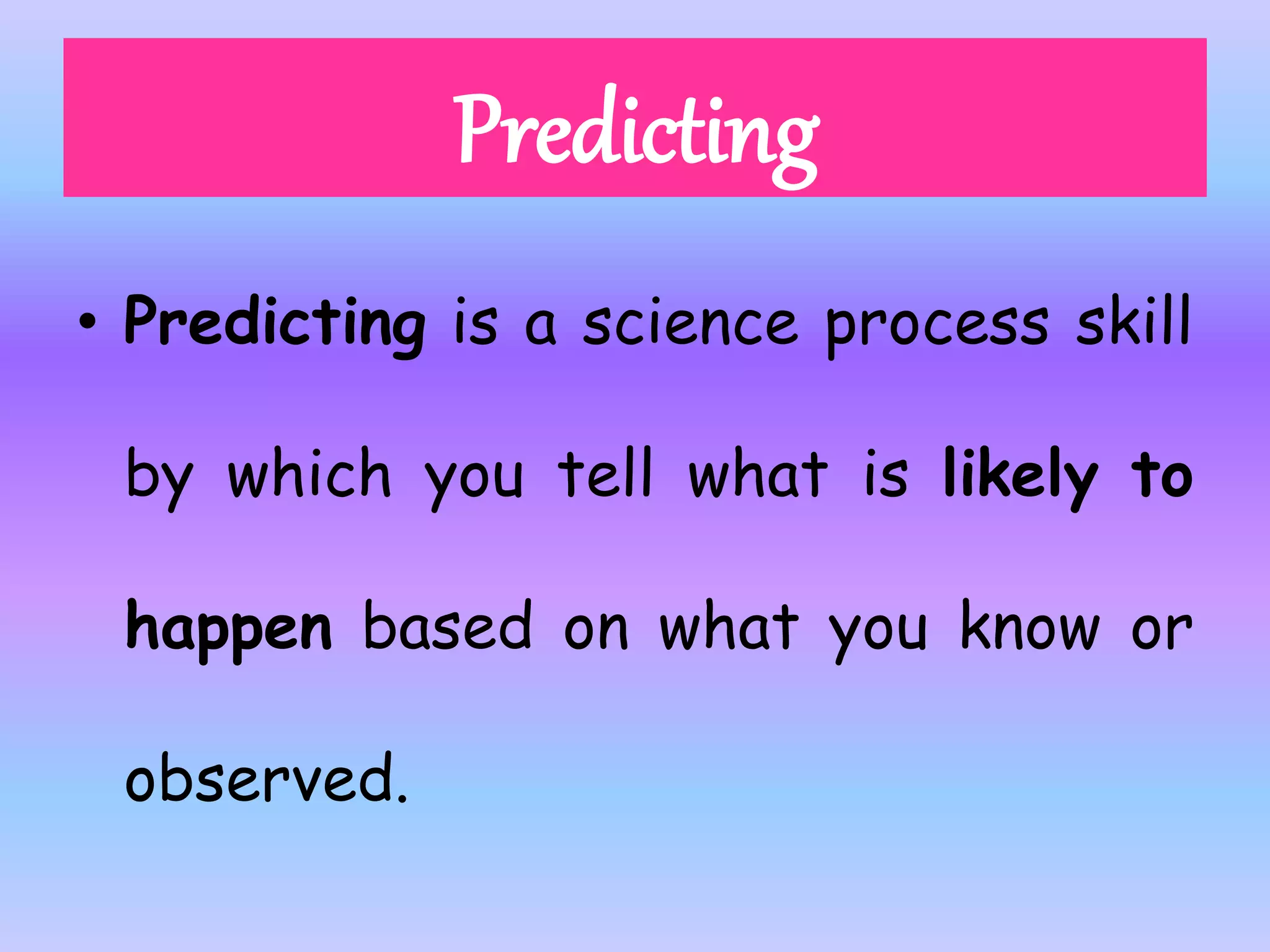 Science process skills | PPTX