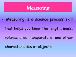 Science process skills | PPTX