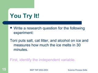 Science process skills (1) | PPT