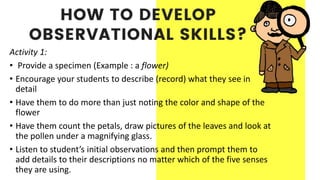 Science process skills by elina and visi | PPTX