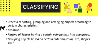 Science process skills by elina and visi | PPTX | Physics | Science