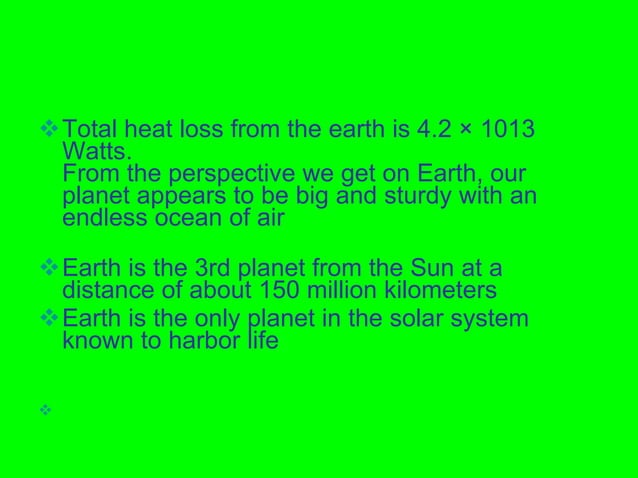 planet earth | PPT