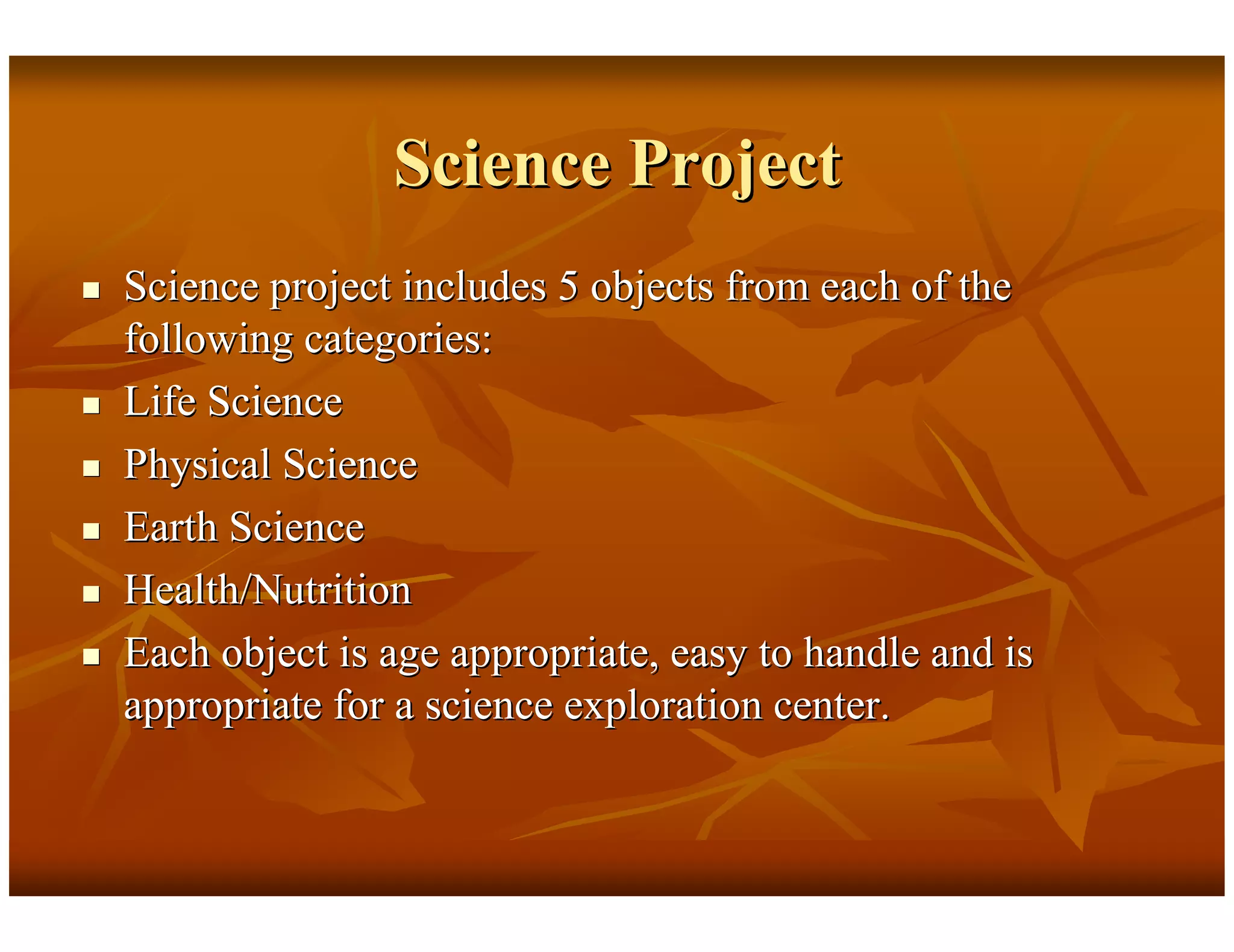 Science project | PPT