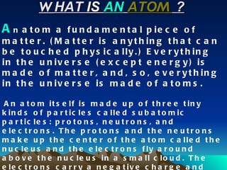 structure of an atom by romit jain | PPT