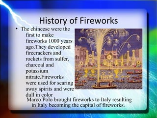 fireworks Imani Josh | PPT | Free Download