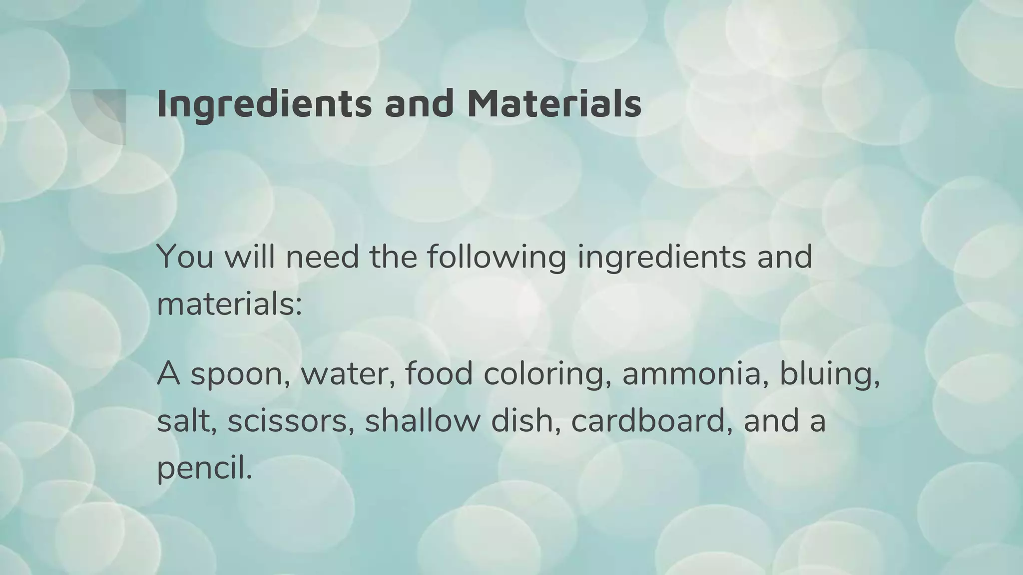 Growing Crystals | PPTX