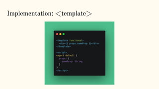 Functional Components in Vue.js