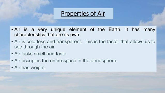 Air around us | PPTX