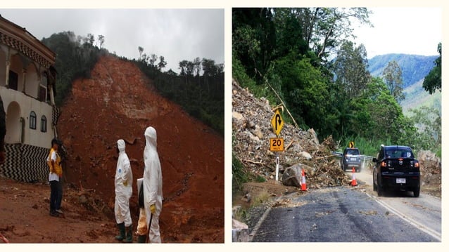 Landslide -Natural Hazard. ' | PPTX | Geology | Science