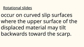 Landslide -Natural Hazard. ' | PPTX