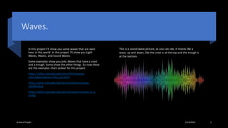 Science Project Waves - Aryam - Grade 7A. | PDF
