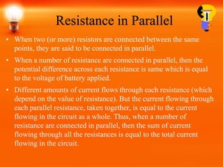 Electricity ppt for class 10 | PPTX