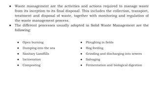Solid Waste Management | PPT