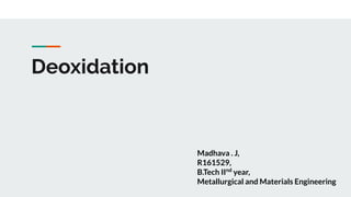 Deoxidation | PDF