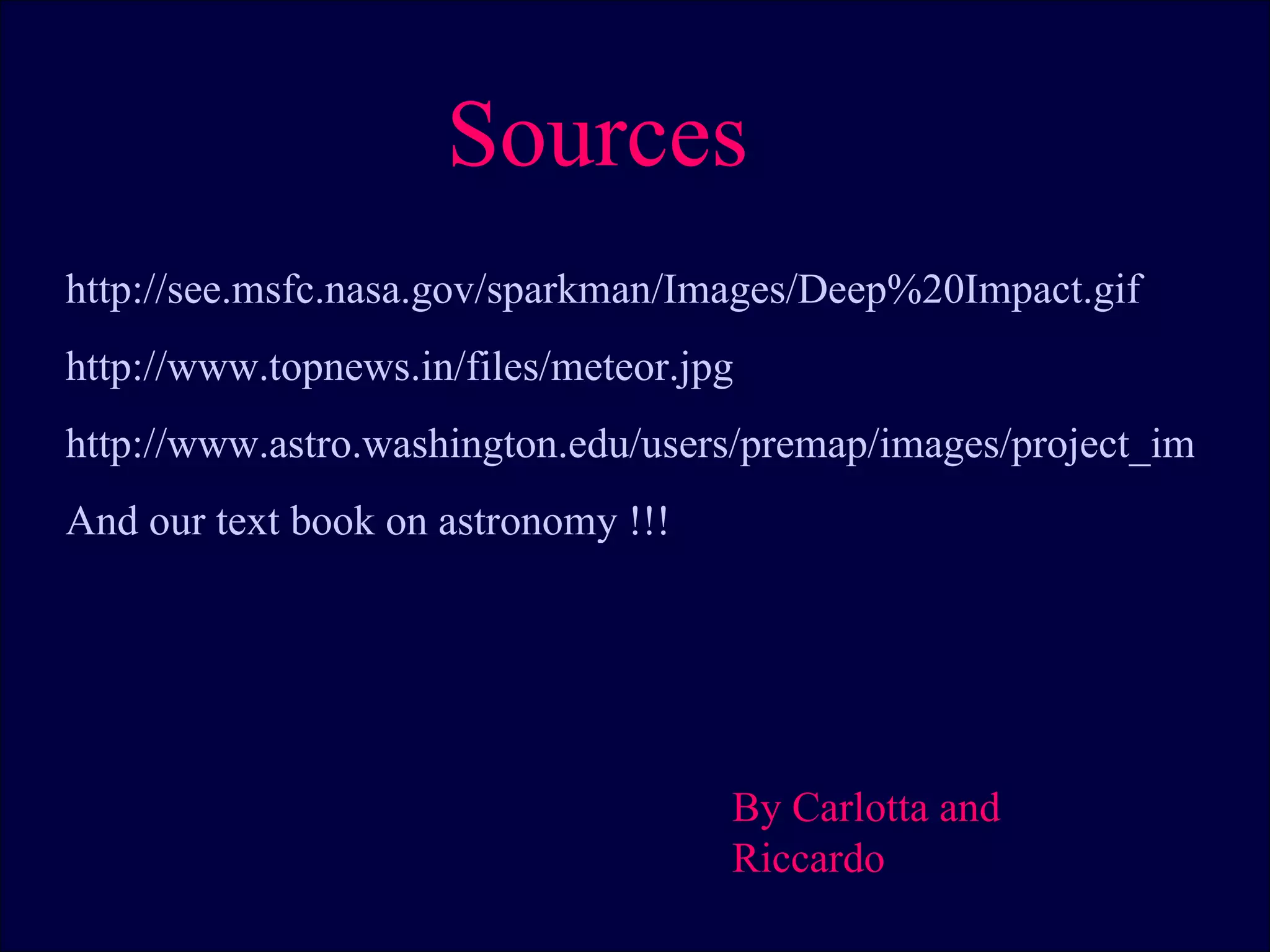 Science Project Asteroids Meteroids And Meteors | PPT