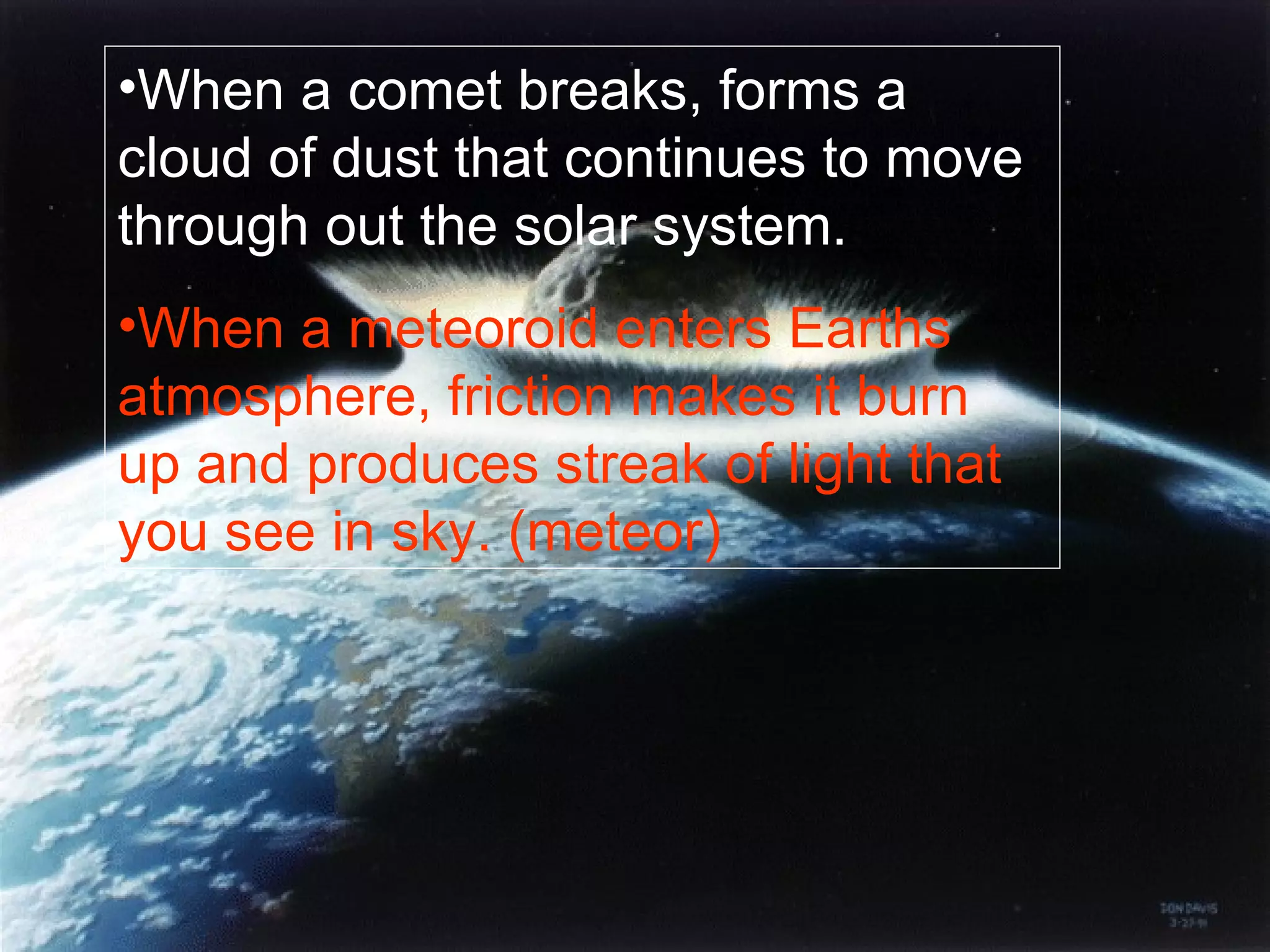 Science Project Asteroids Meteroids And Meteors | PPT