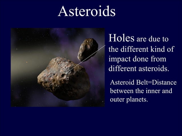 Science Project Asteroids Meteroids And Meteors | PPT