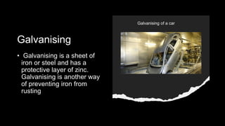 Rusting and how to prevent rusting | PPTX