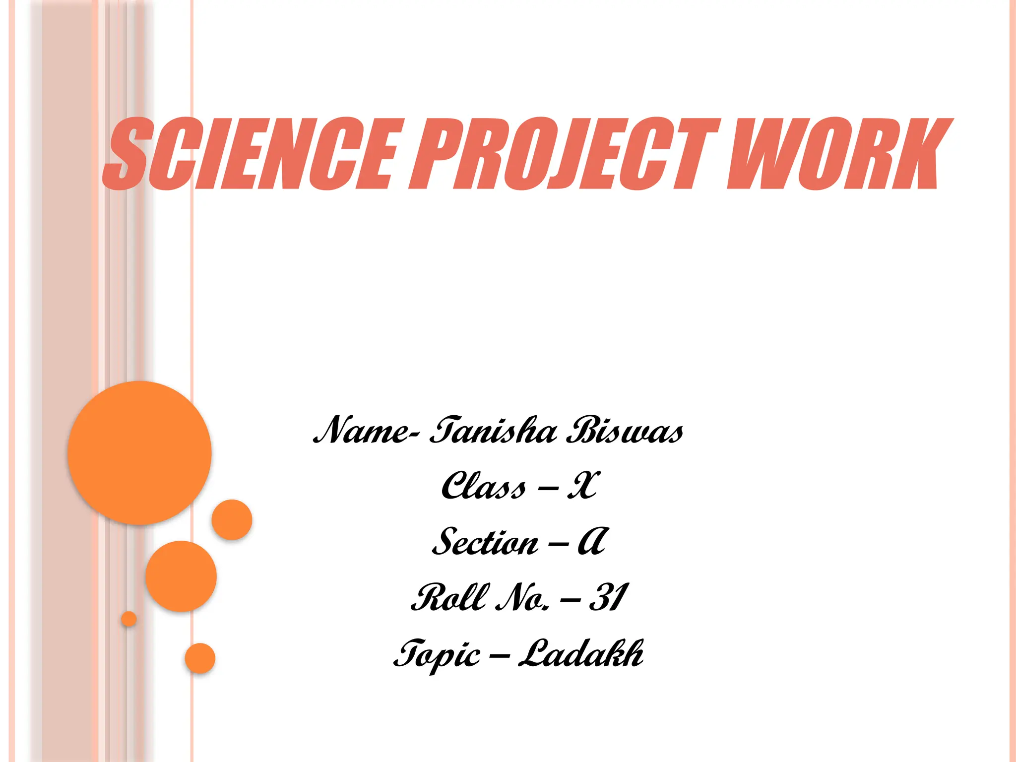 science project work for school students and college students | PPTX