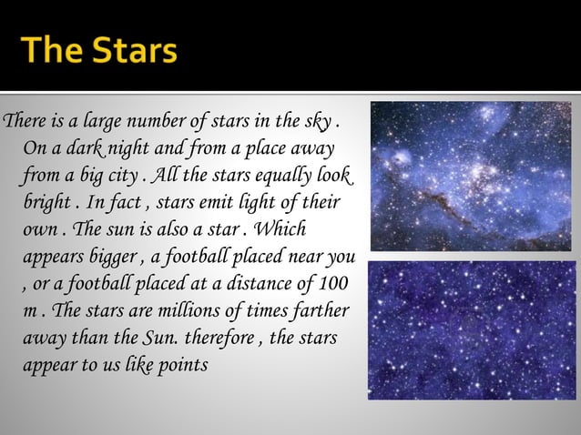 Stars & the Solar System | PPT