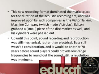 History of Sound & Light | PPTX