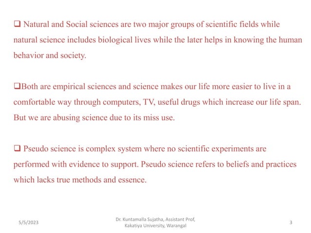 Science & Pseudo science.pptx