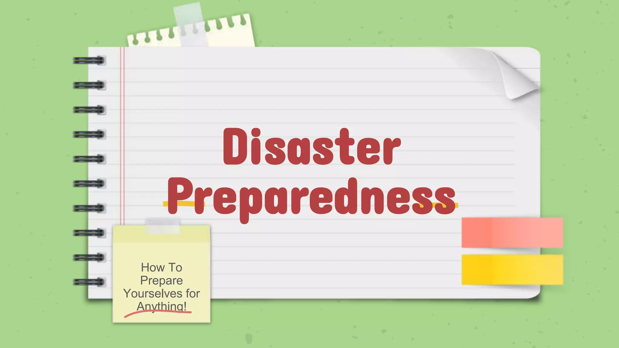 Disaster Preparedness | PPTX