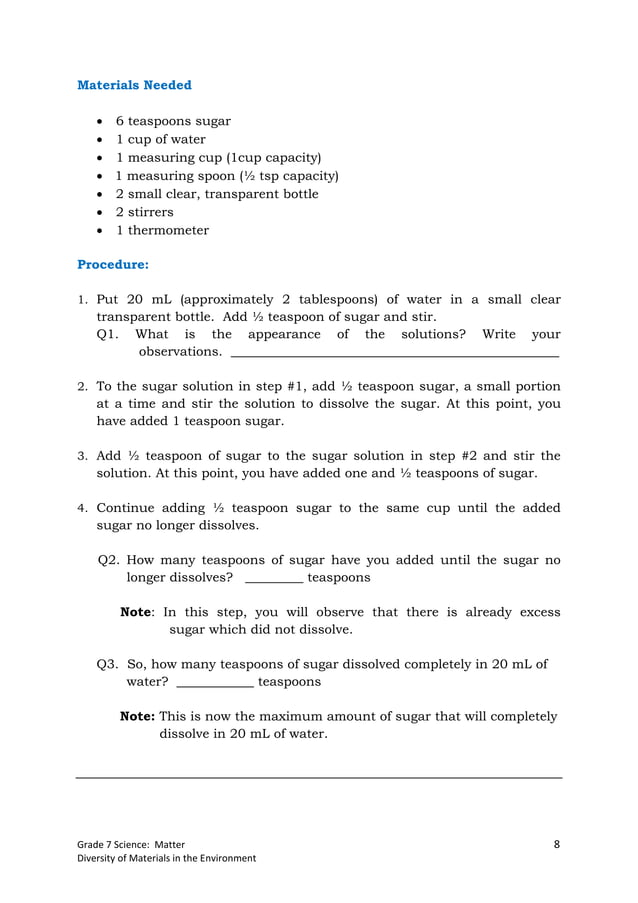 Quia Class Page 6th Grade Science