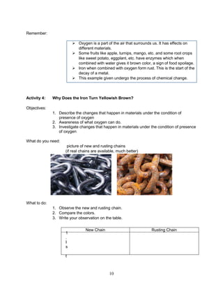 K TO 12 GRADE 5 LEARNER’S MATERIAL IN SCIENCE (Q1-Q4) | PDF