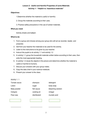 K TO 12 GRADE 5 LEARNER’S MATERIAL IN SCIENCE (Q1-Q4) | PDF