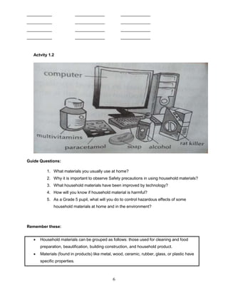 K TO 12 GRADE 5 LEARNER’S MATERIAL IN SCIENCE (Q1-Q4) | PDF