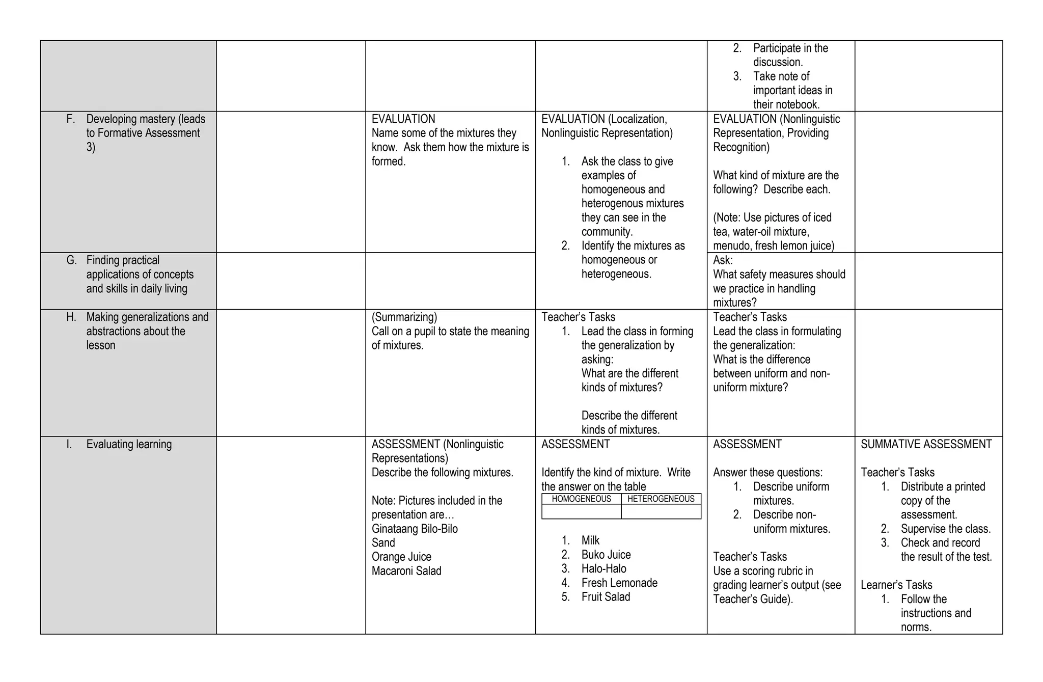 Daily Lesson Log in Science 6 Quarter 1 Week 1 | DOCX